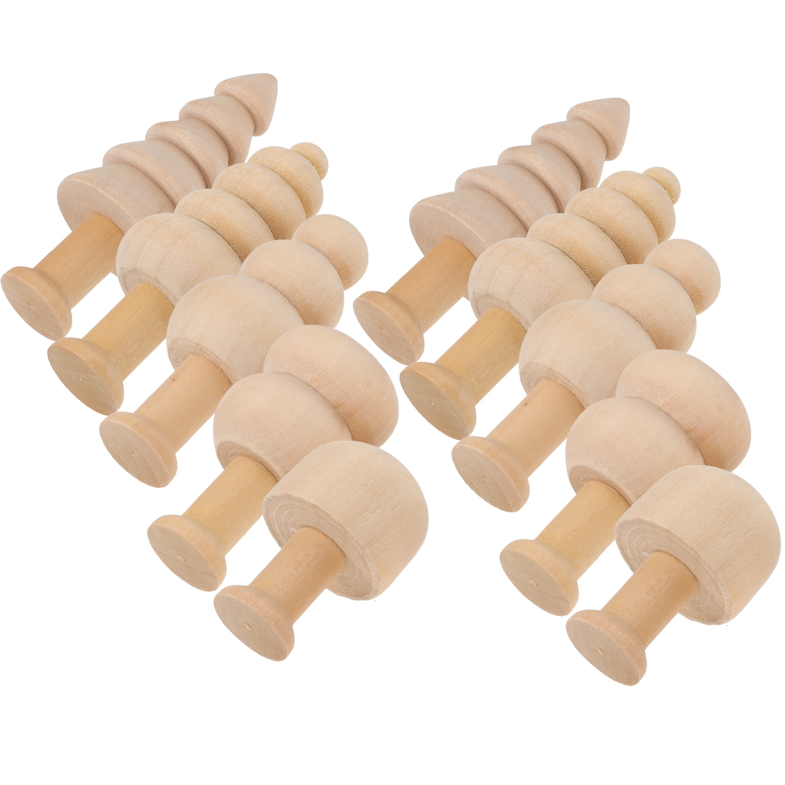 HAKIDZEL Wood Trees for Crafts 10Pcs 1.6 2 2.3 2.4 2.5in - Walmart.com