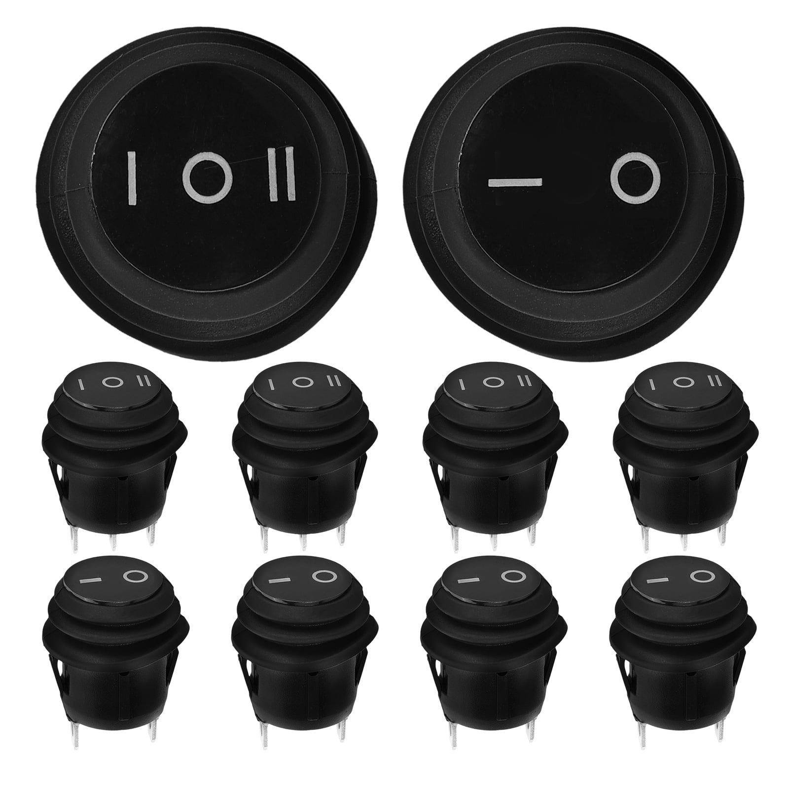 10pcs Universal Appliance Switch Panel Toggle Switch With 2 Pins And 3 ...