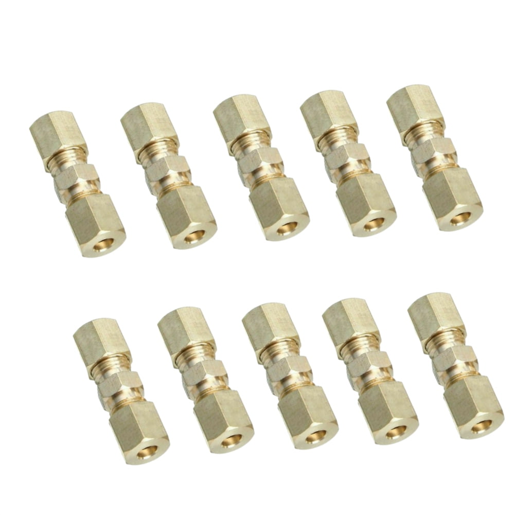 10pcs Universal Brake Line Connector Car Brass Hydraulic Brake Line ...
