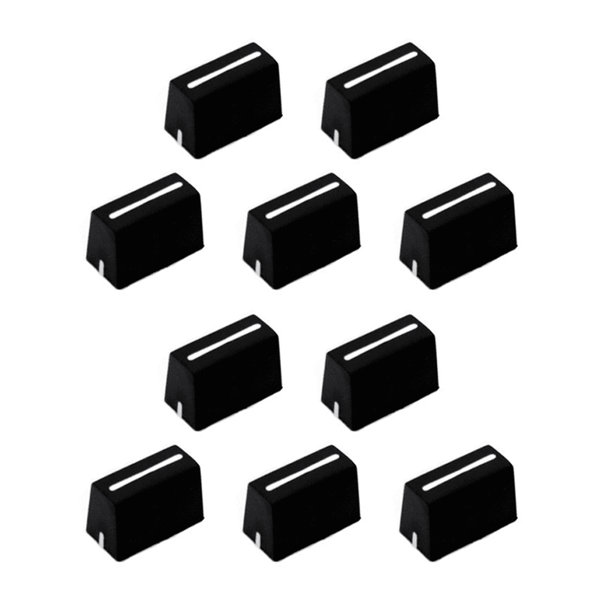 10pcs Universal Fader Knobs Cap Straight Slide Potentiometer for DJ ...