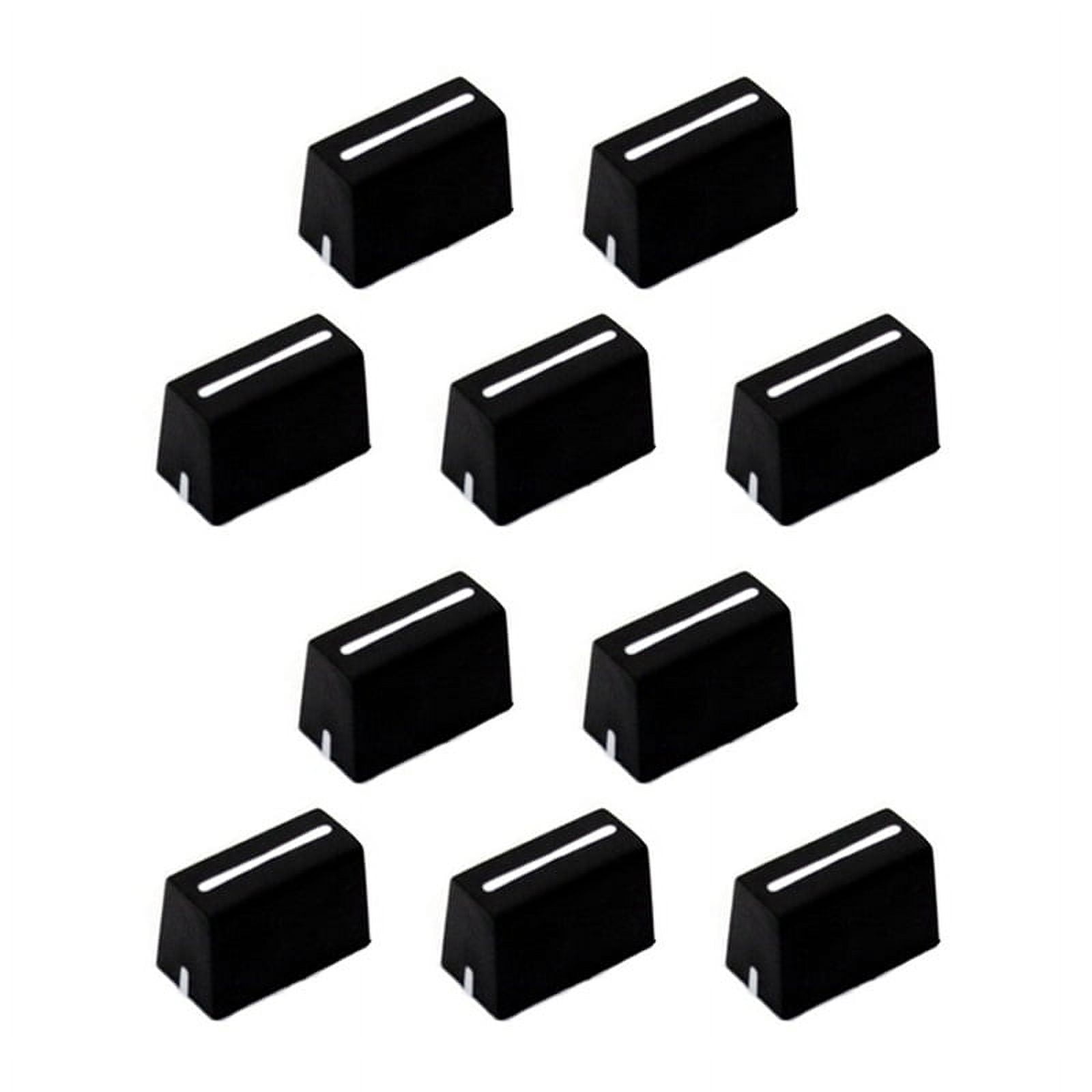 10pcs Universal Fader Knobs Fader Cap Straight Slide Potentiometer Cap ...
