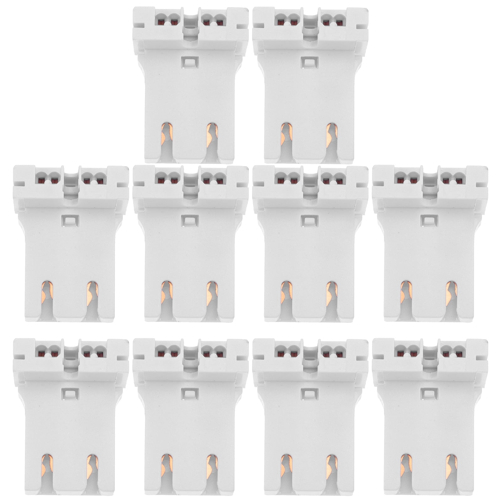 10pcs Universal Fluorescent Lamp Holder Light Socket Plastic Lamps ...