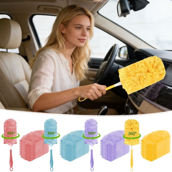 10pcs Unscented Disposable Duster Refills, 360 Degree Multi Surface ...