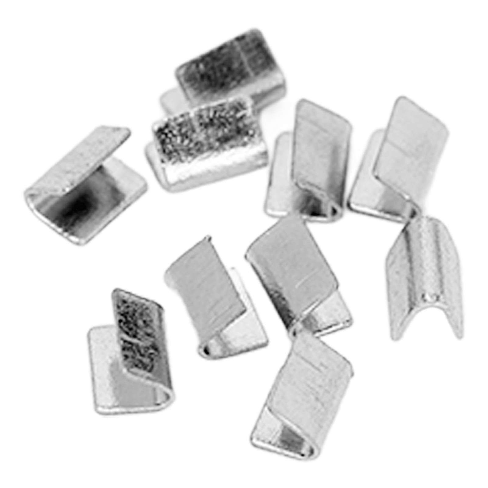 10pcs V Shape Crimpable Split Stop Hook Stainless Steel Fixation ...