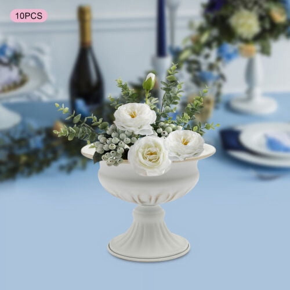 10pcs Vase Metal Wedding Flower Vase Fits Party Christmas Home Table ...