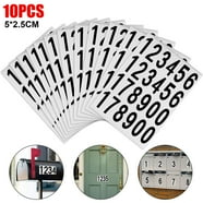 Permanent Adhesive Vinyl Numbers, 6", Gothic - Walmart.com