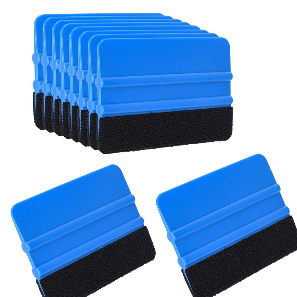 10pcs Vinyl Squeegee Applicator Car Sticker Carbon Film Install Felt ...