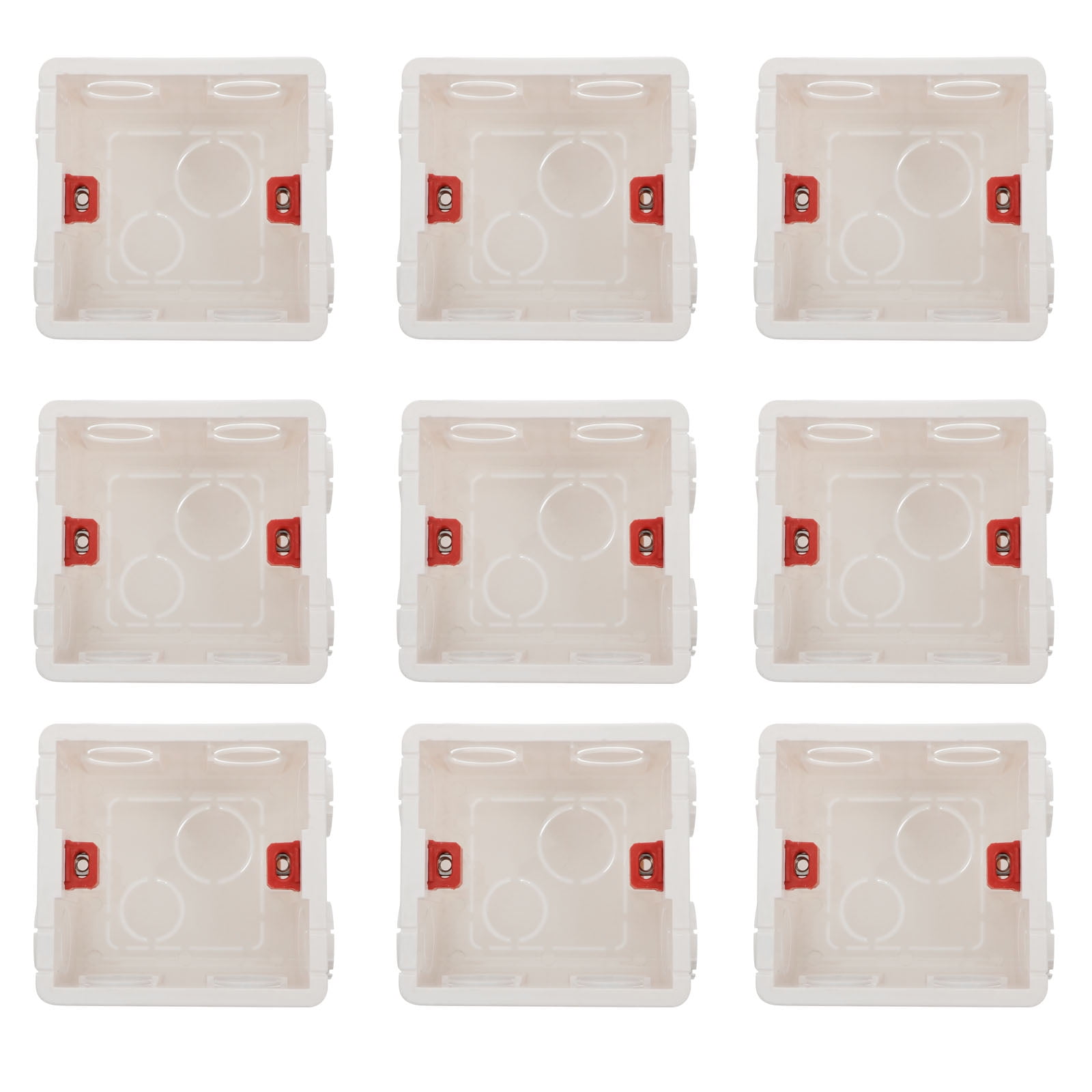 10pcs Wall Socket Boxes 86 Type Wall Socket Mounting Box Socket ...