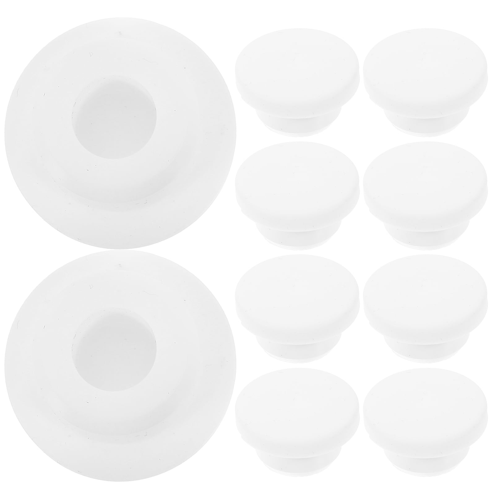 10pcs Wash Basin Overflow Ring Stoppers Sink Drain Plugs Plastic Water ...