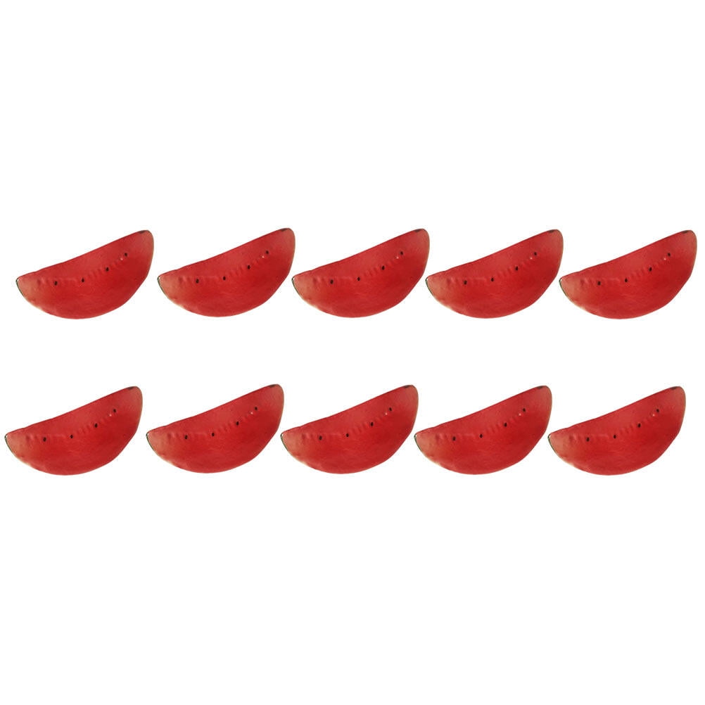 10pcs Watermelon Models Watermelon Slices Artificial Fruit Model for ...