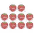 10pcs Waterproof Eva Plastic Shower Cap Elastic Reusable Bathing Hair
