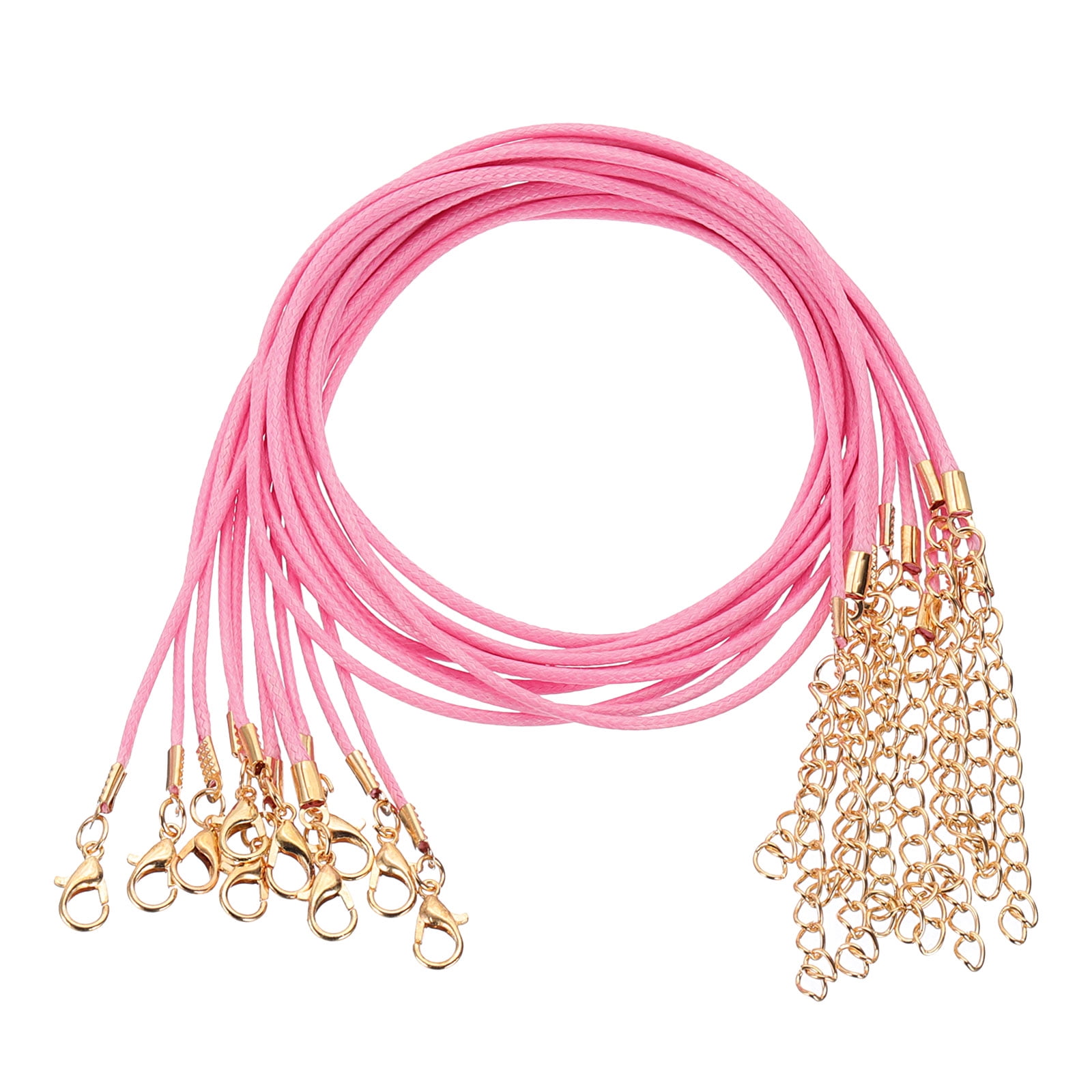 10pcs Waxed Necklace Cord Bulk, 18 Inches and 1.5mm Dia Necklace String ...