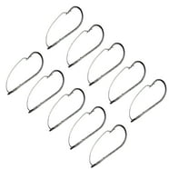 51pcs Carbon Steel Offset Fishhook Bass Barbed Carp Fishing Hook Wide ...