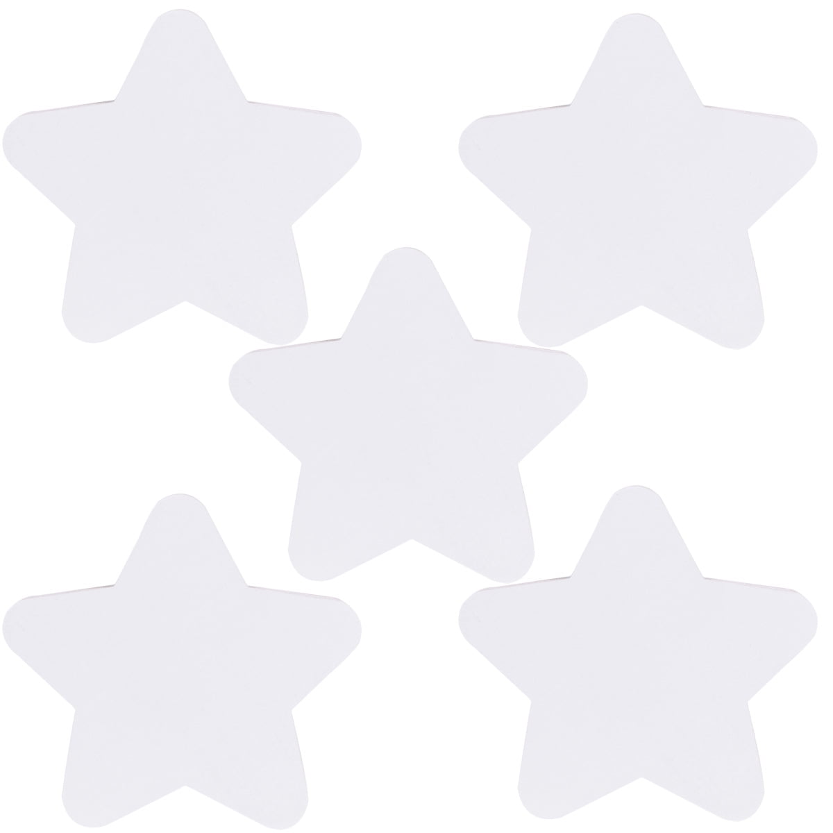 10pcs White Heart Shaped Stretched Canvas Board Blank Art Frame for ...