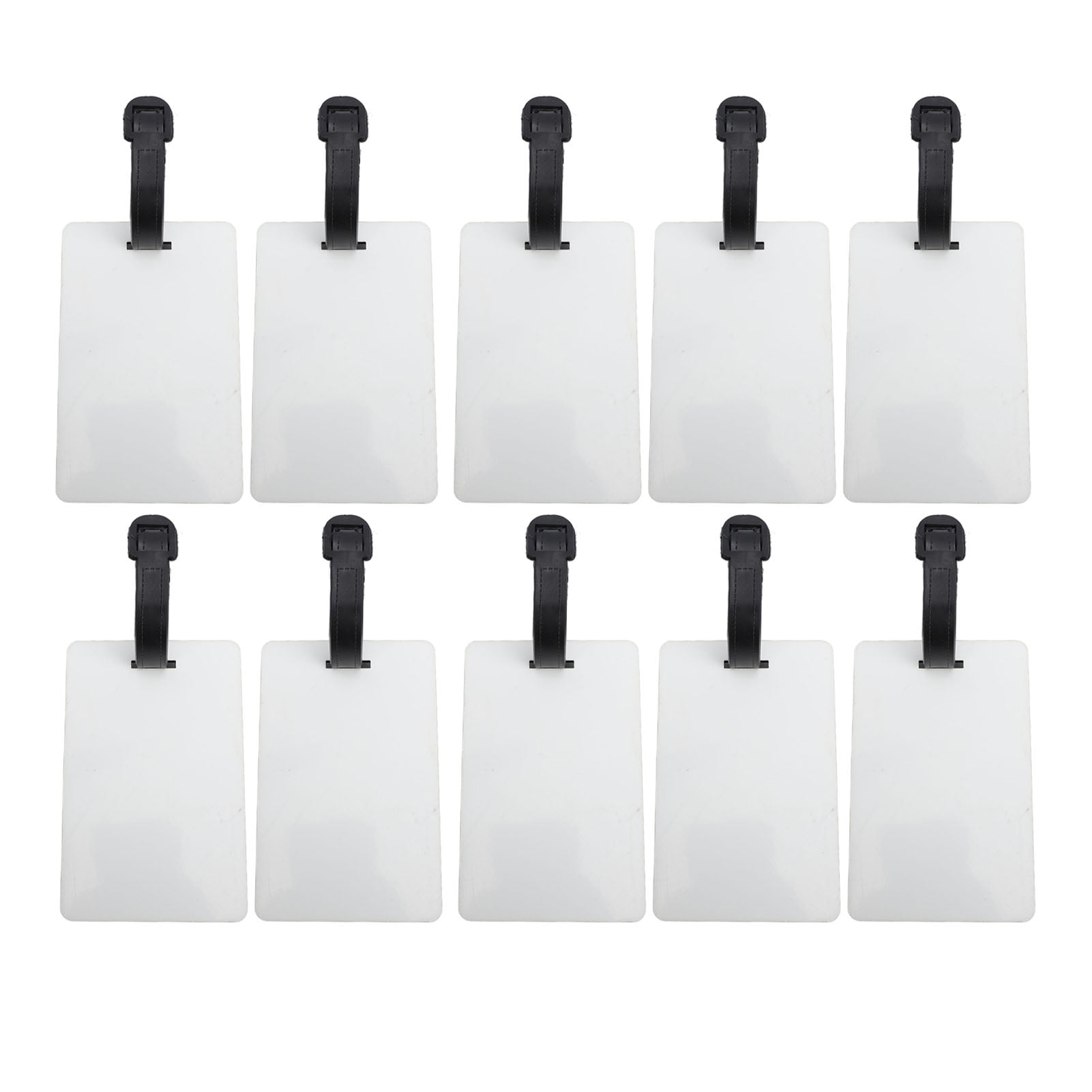 10pcs White MDF Sublimation Luggage Tag, Double Sided Printable, Eye ...