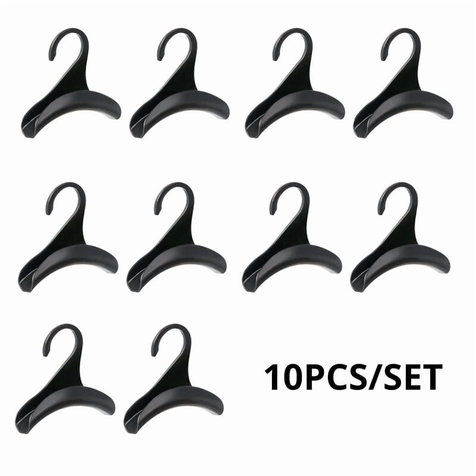 10pcs Widen Plastics Hanger Connection Hook Stackable Space Saving ...