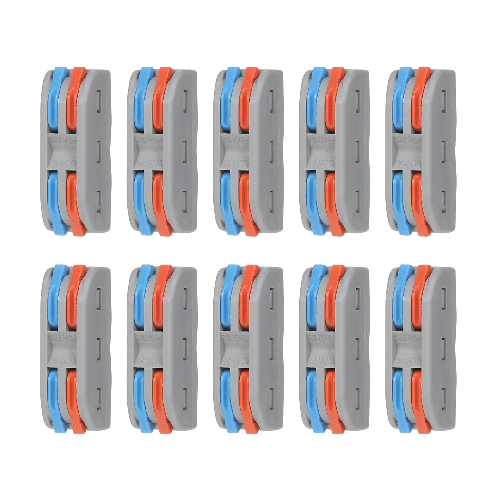 10pcs Wire Connectors Compact Splicing Connectors Cable Connector Set ...