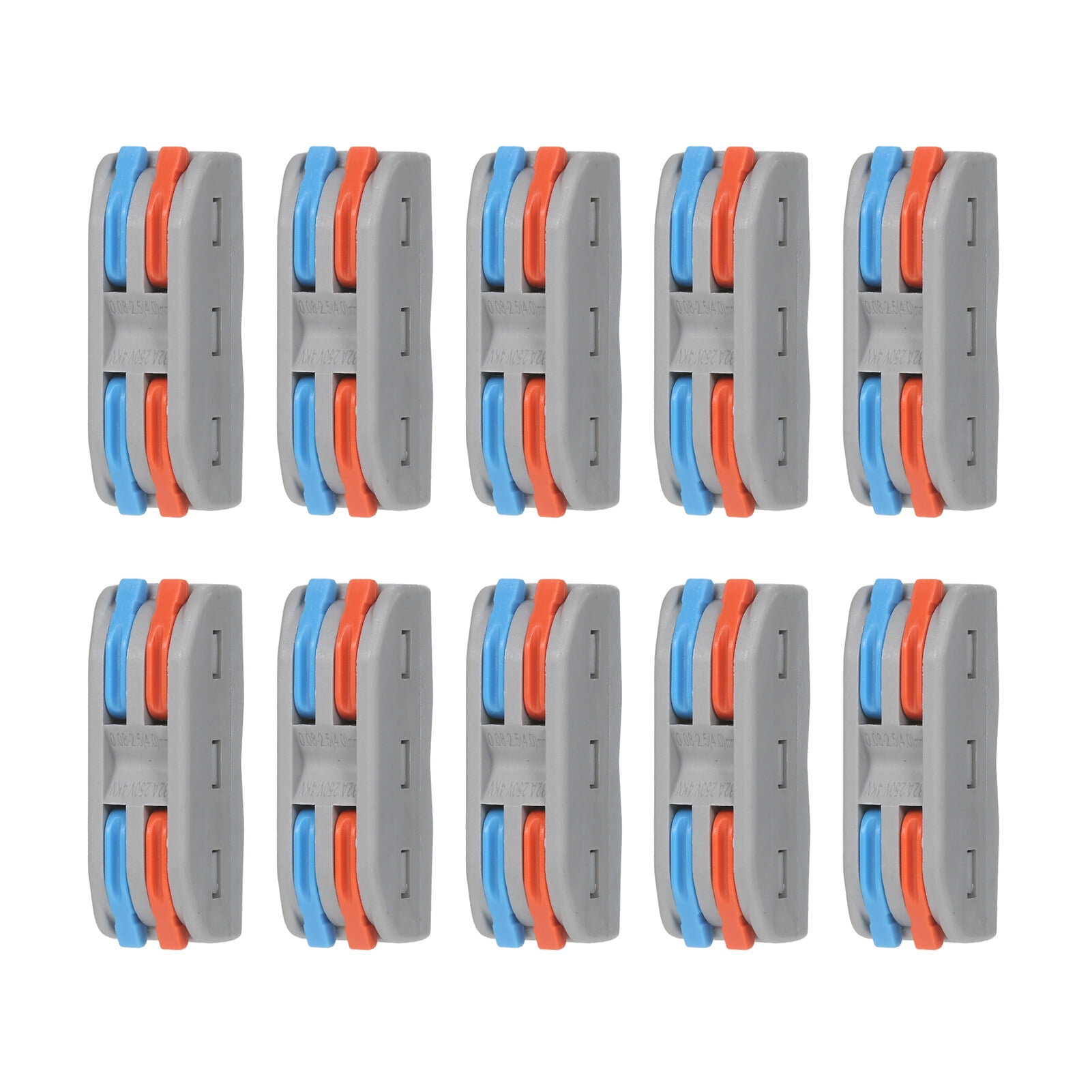 10pcs Wire Connectors Compact Splicing Connectors Cable Connector Set ...
