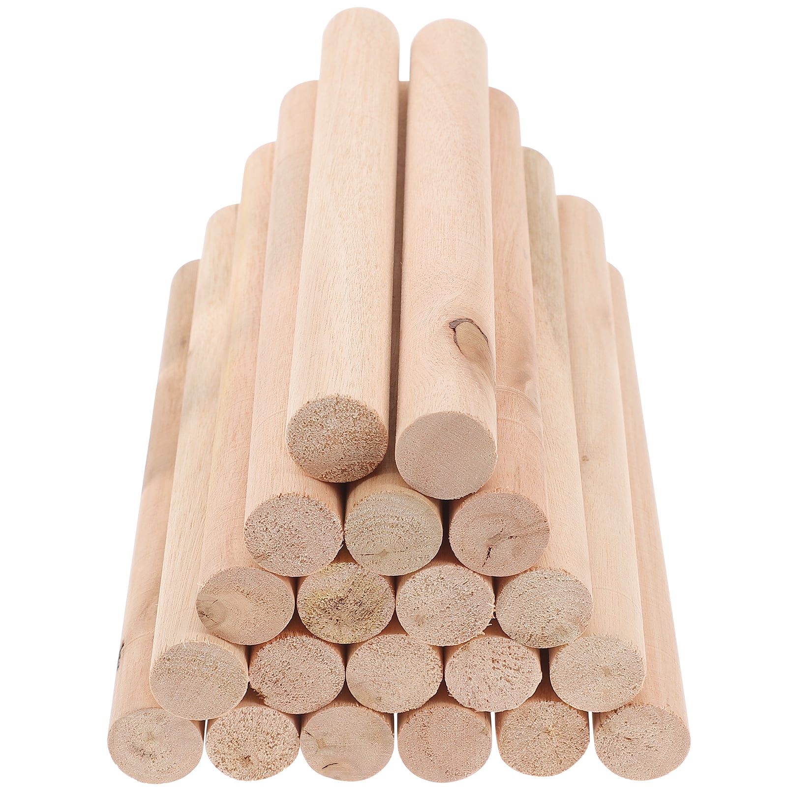 10pcs Wooden Dowel Rods Wood Dowel Sticks Multi-purpose Dowel Rods for ...
