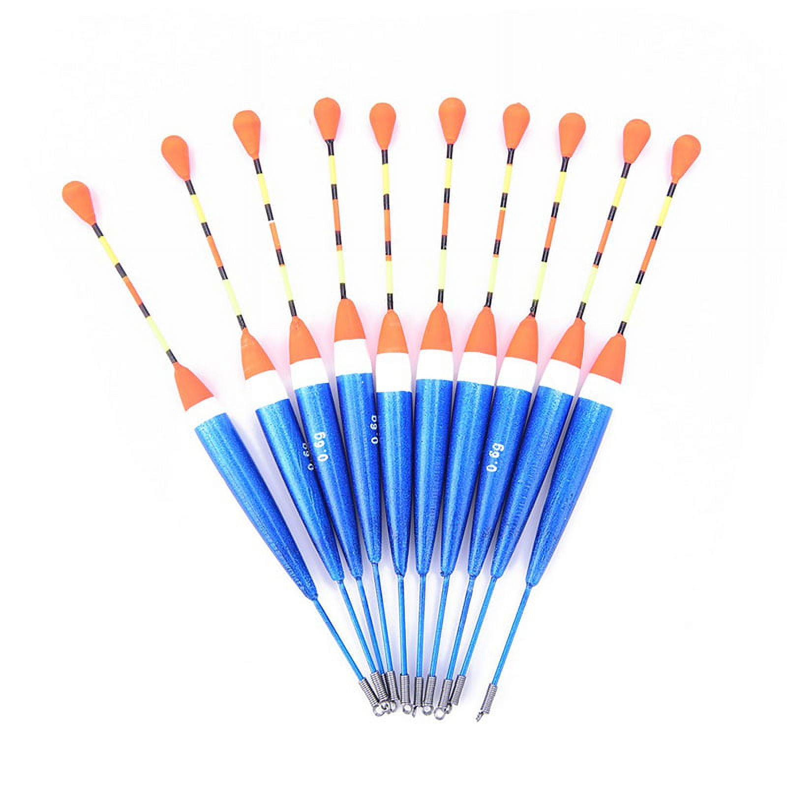 10pcs assorted sizes outdoor fishing lure floats bobbers hooks slip ...
