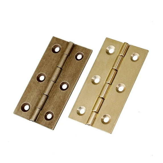 10pcs/bag Solid Brass Hinges Vintage Furniture Hardware Door and Window ...