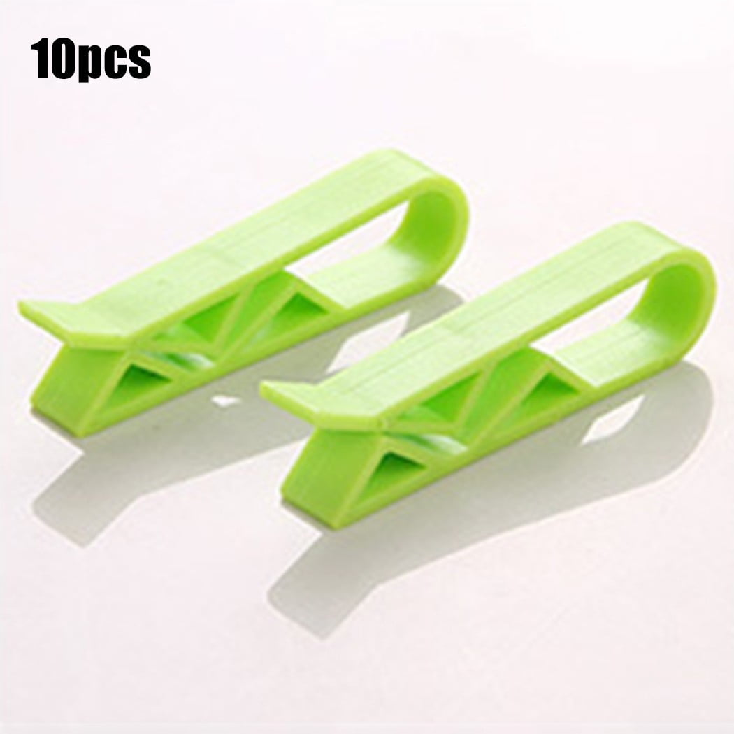 10pcs bin bag clips Plastic Clip Clamp Holders for Kitchen Garbage ...