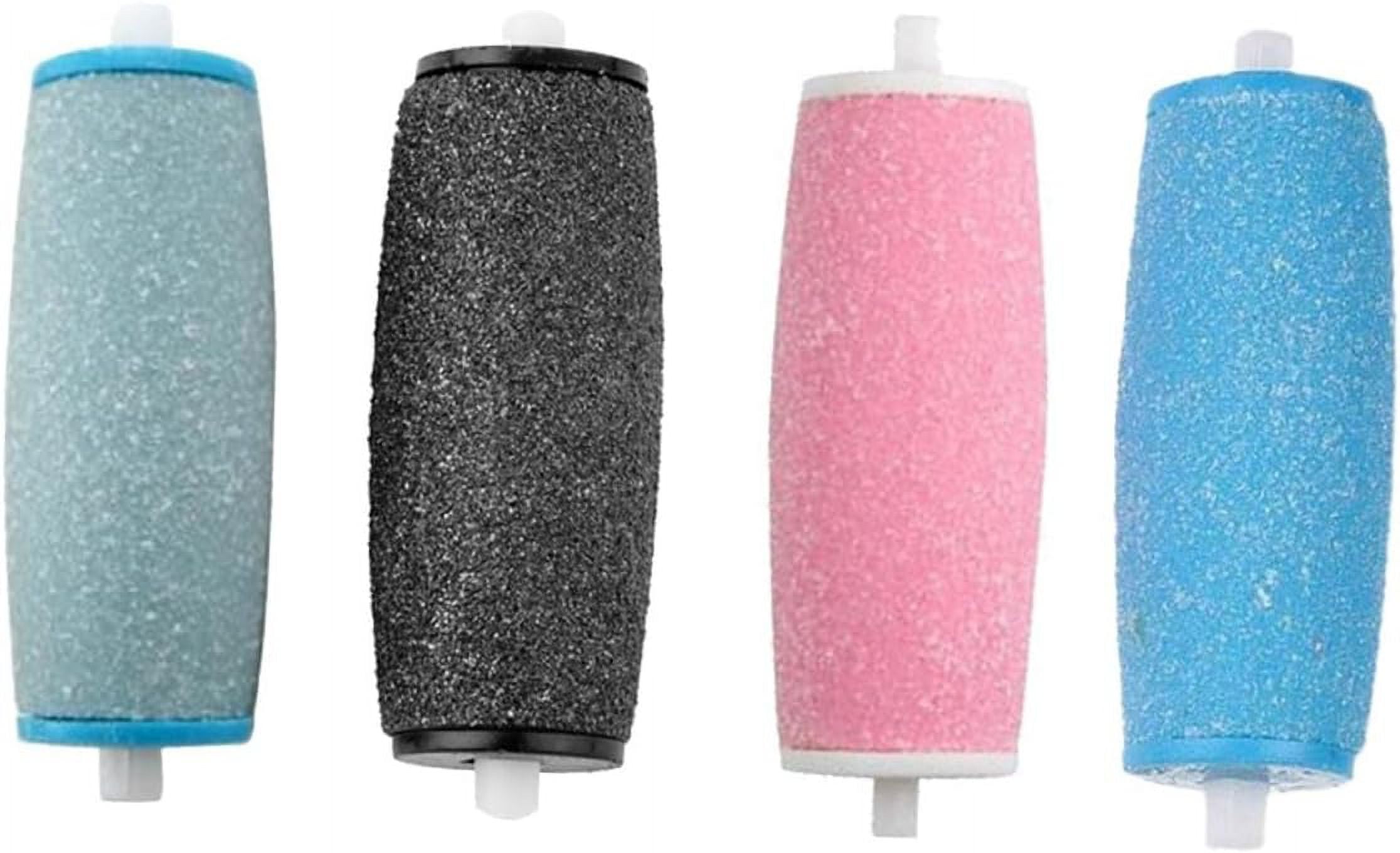 10pcs Rollers Black Roller Foot Grinder Extra Coarse Roller Heads Remover Grinding Head Pedicure ...