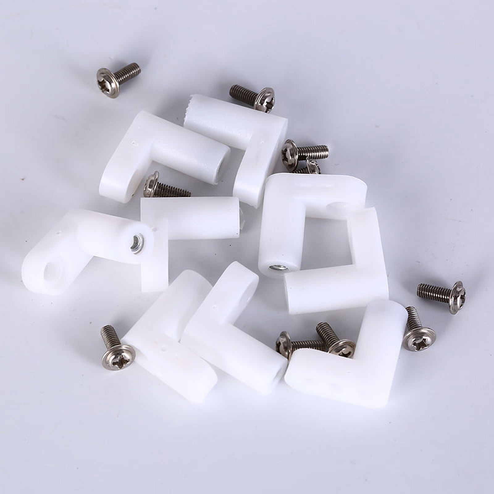 10pcs fixed plastic pcb mounting feet 20mm L type feet with screws n ZC ...