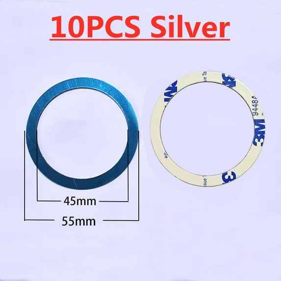 10pcs for Magsafe Magnetic Plate Ring Universal Metal Sticker Support ...