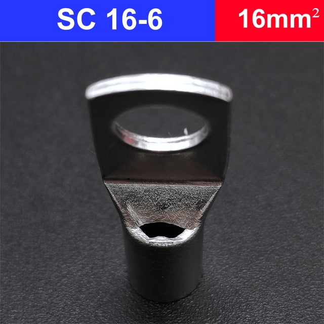 10pcs/lot 16~35mm2 Terminals Wire Welding Cable Connector Suit SC16-6 ...
