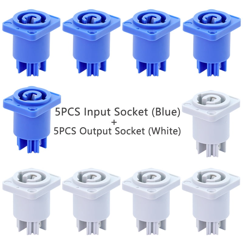 10pcs/lot 3 PIN AC Powercon Connector Male Plug NAC3FCA NAC3FCB AC ...