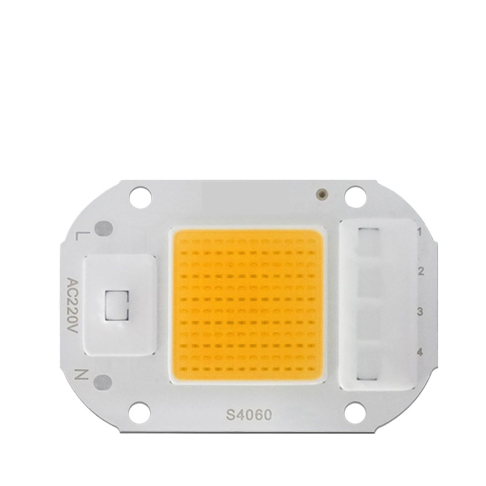 10pcs/lot Ultra Thin Unmanned Driving 220v AC COB Module LED Chip 50W Bead Full Spectrum Plant ...