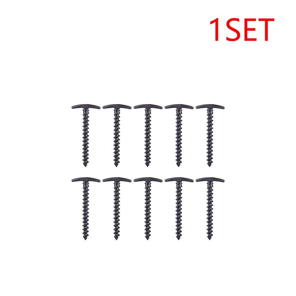 10pcs/pack Tent Pegs Ground Nails Outdoor Camping Peg Screw Anchor ...