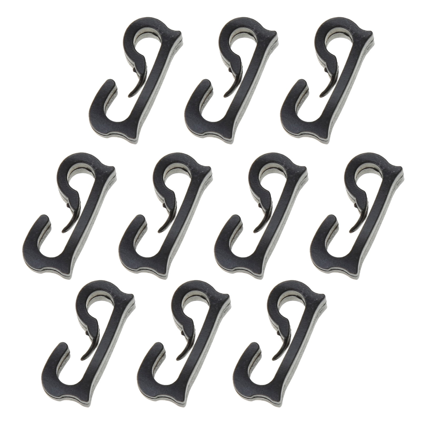 10pcs/set Clip Hooks Outdoor Camping Light Accessories Camping Fixed ...