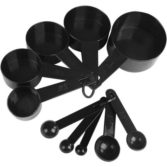 10pcs/set Measuring Spoons Set, PP Measuring Teaspoons Measuring Scoops ...