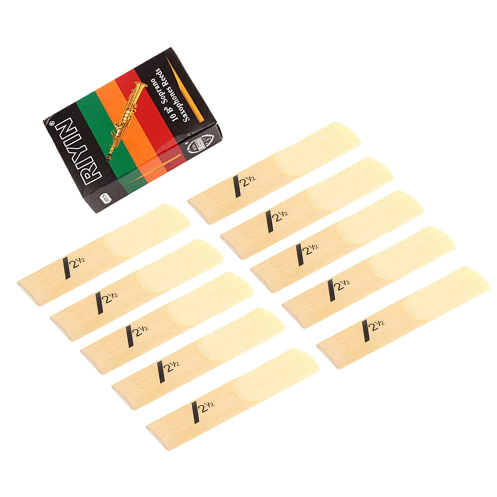 10pcs/set Professional Saxophone Reed Set Bb Tone with Strength 1.5-4.0 ...