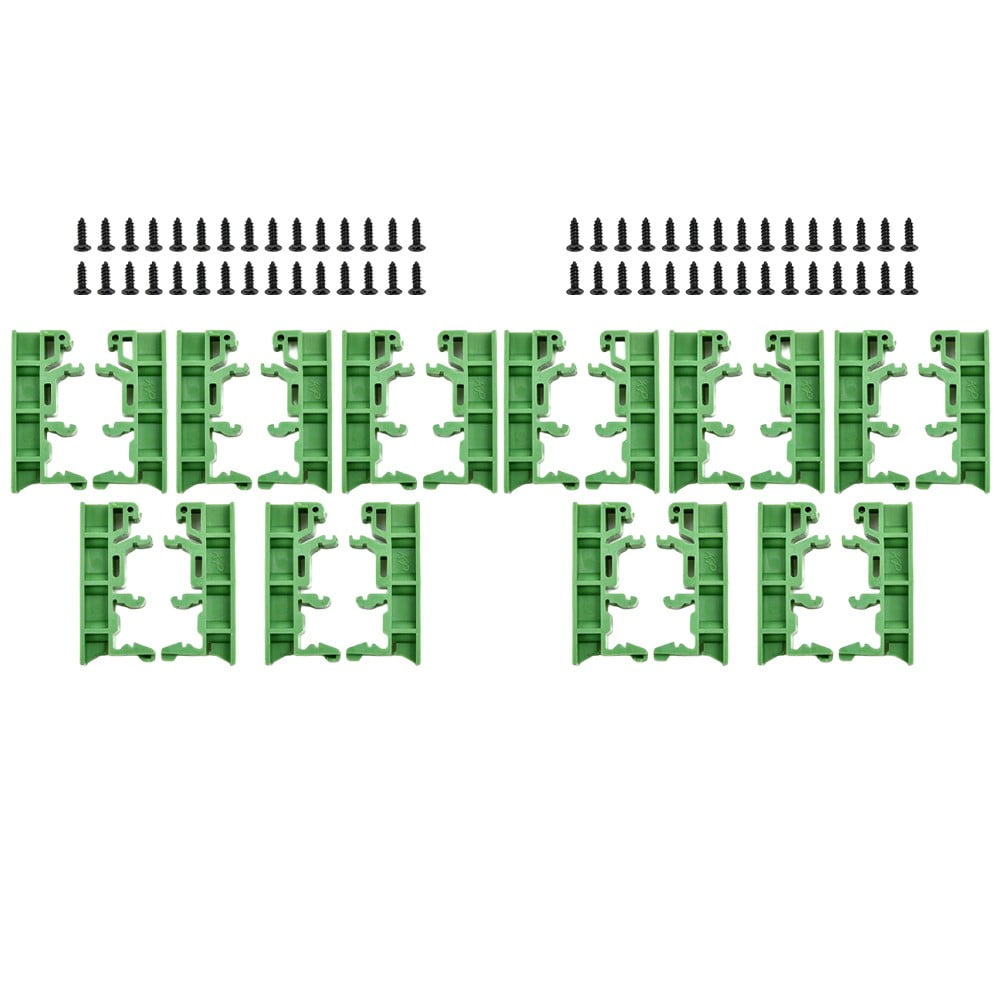 10Set Drg-01 Pcb Din 35 Rail Adapter Circuit Board Mounting Bracket ...