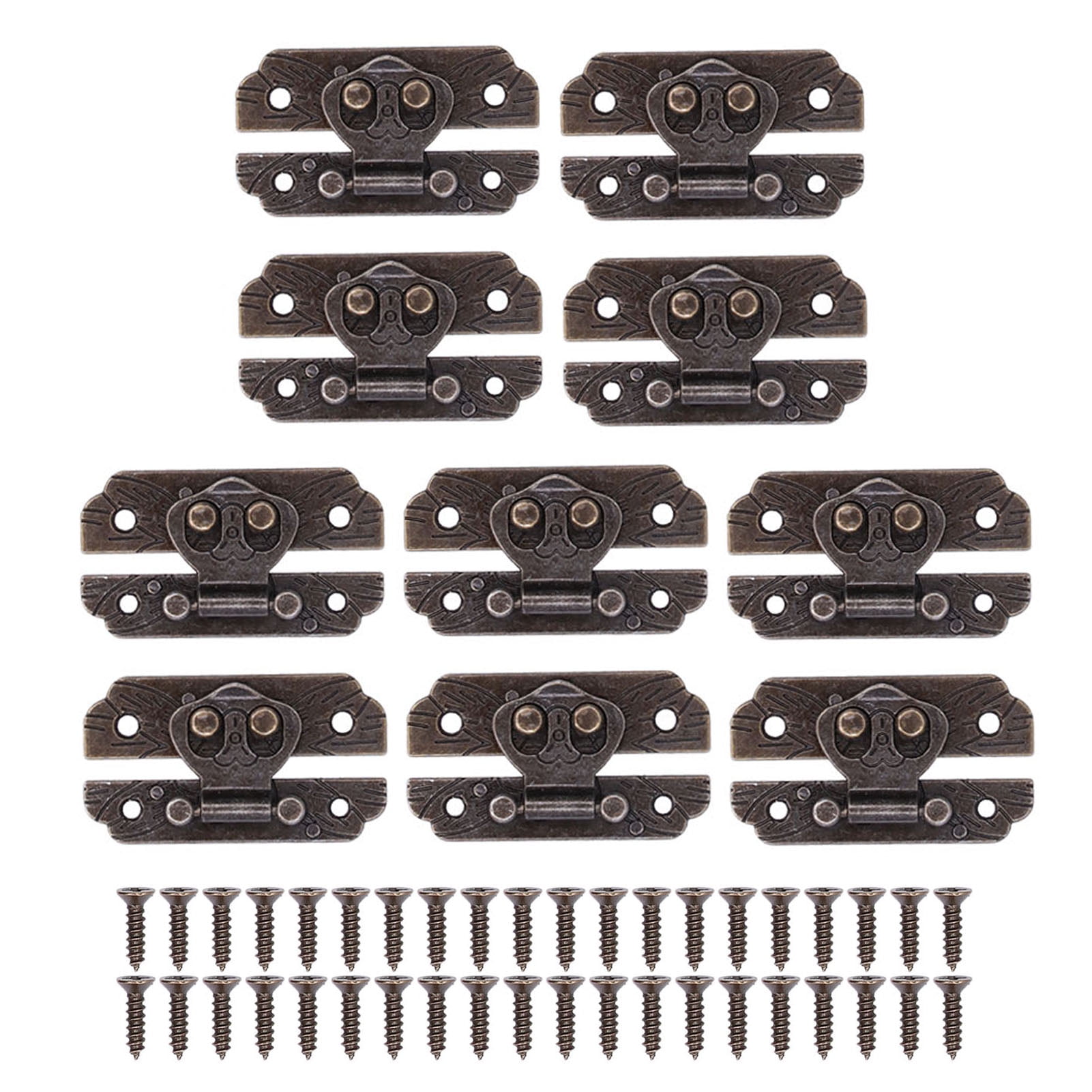 10sets Box Clasp Retro Style Compact Lightweight DIY Making Attractive ...