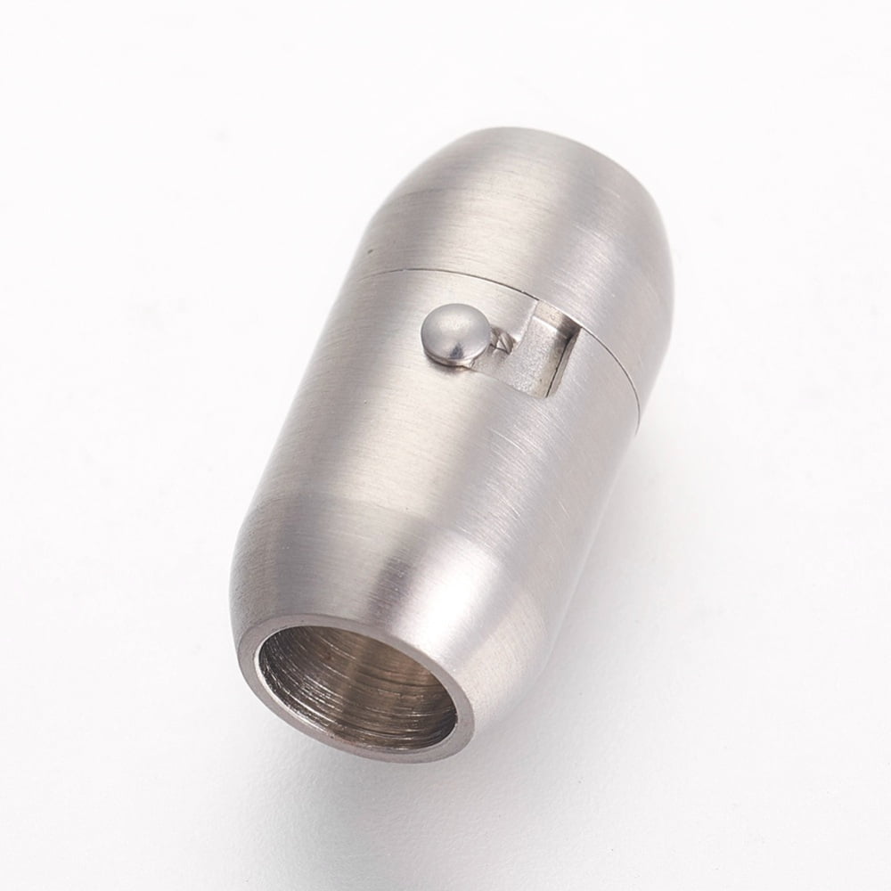 10sets Tarnish Resistant 304 Stainless Steel Locking Tube Clasps Matte ...