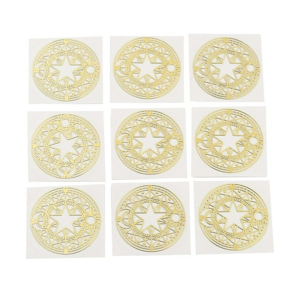 10sheets Self Adhesive Brass Stickers Scrapbooking Stickers for Epoxy ...