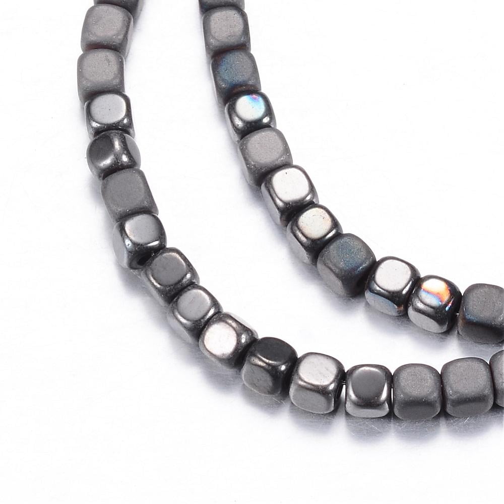 10strands Electroplate Non-magnetic Hematite Bead Strands with Matte ...
