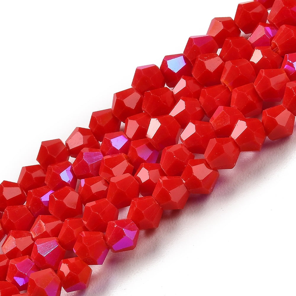 10strands Opaque Solid color Imitation Jade Glass Beads Strands AB ...