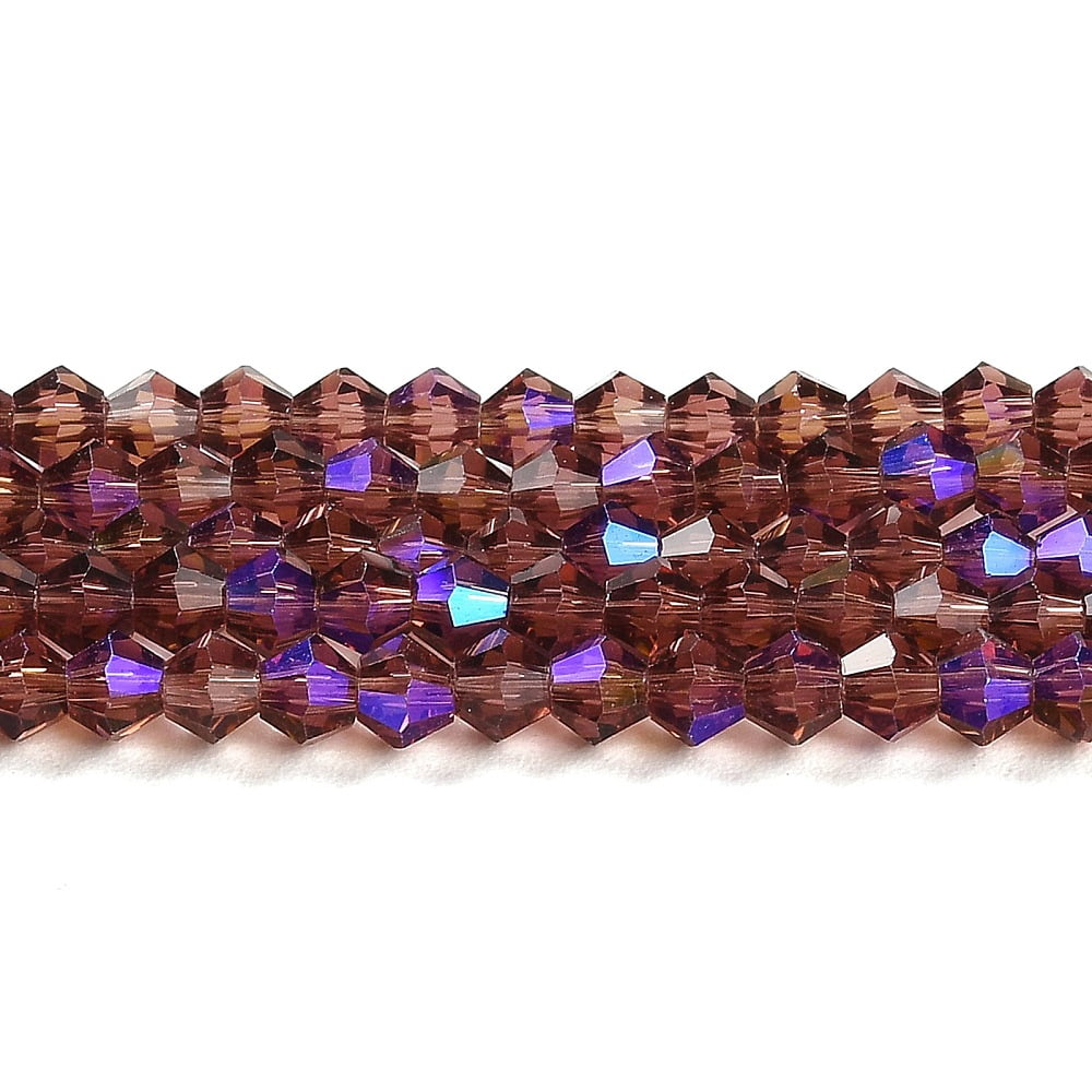 10strands Transparent Electroplate Glass Beads Strands AB color Faceted ...