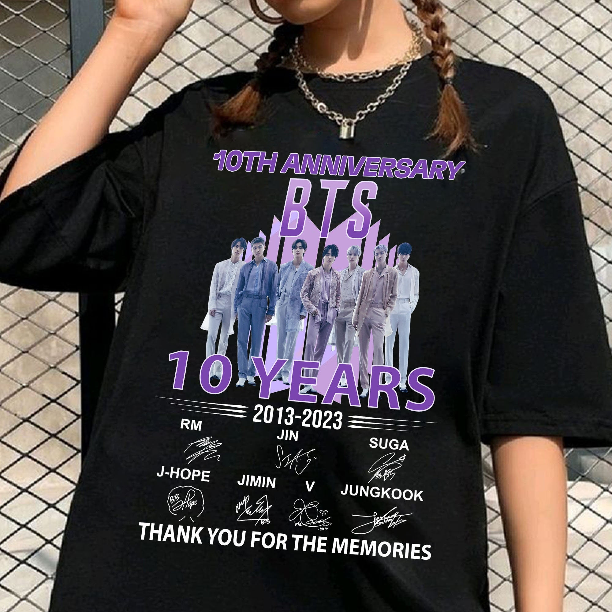10th Anniversary Bts Shirt, Thank You For The Memories Bts Shirt, BTS ...