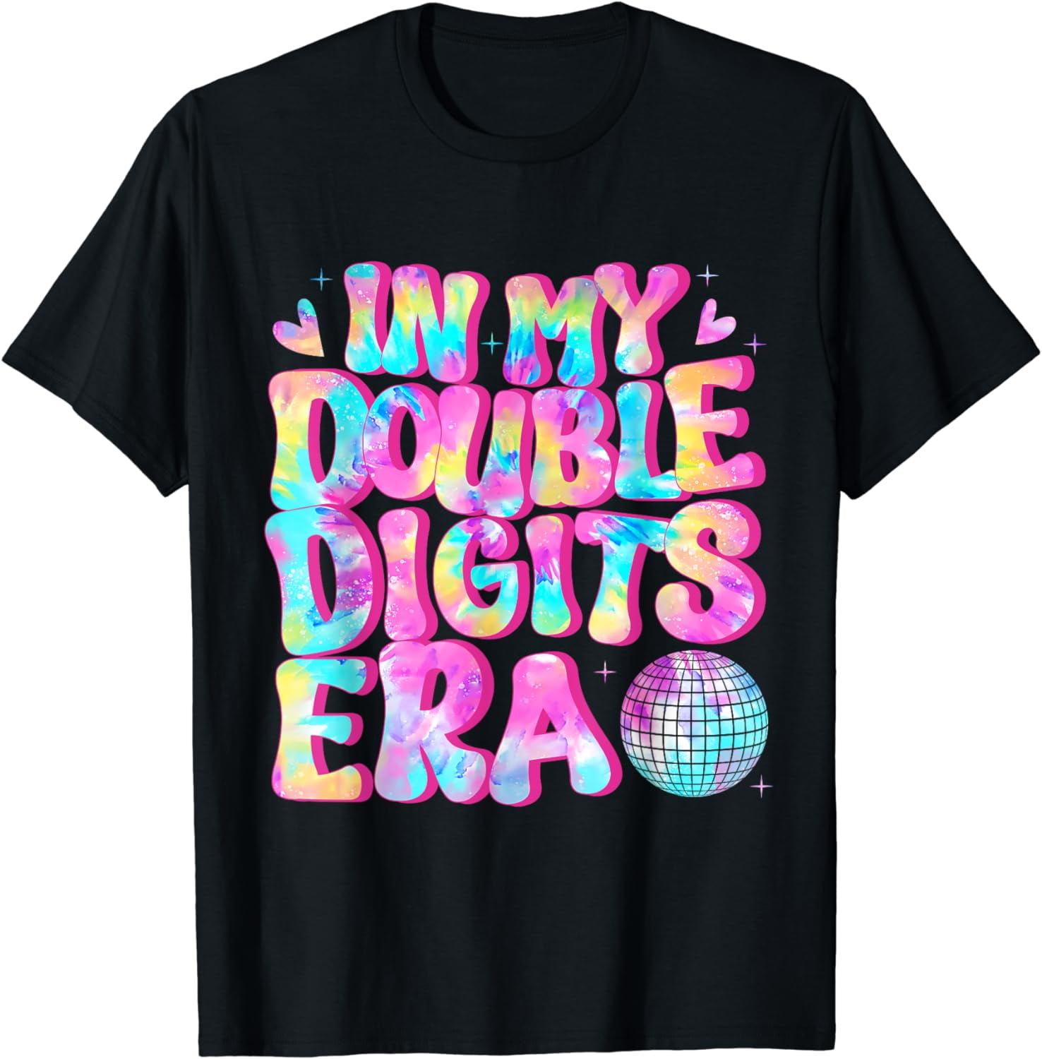 10th Birthday Shirt In My Double Digits Era Birthday Party T-Shirt ...