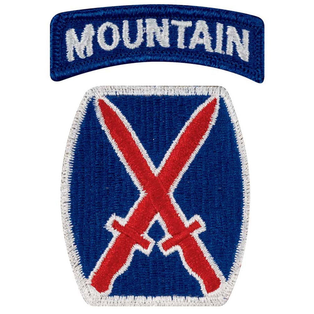 10th Mountain Division Patch Color - Walmart.com