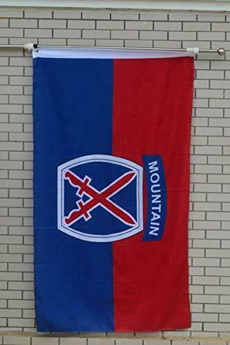 10th Mountain Infantry Division Flag US Army Military Flags Polyester ...