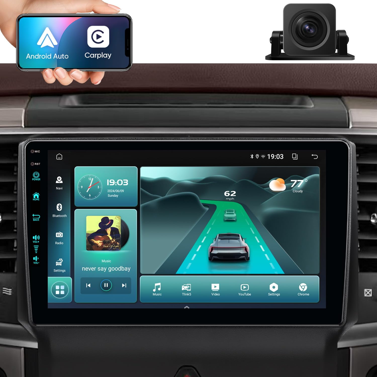 10th WiFi6(1201Mbps) for Dodge Ram 2013-2018 1500 2500 Car System ...