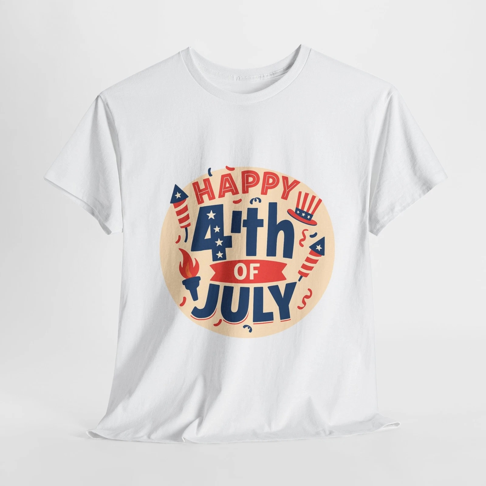 10th of July Graffiti T-Shirt – Patriotic Red White Independence Day ...