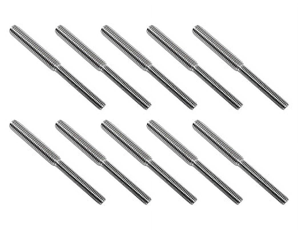 10x 304 M8 to M10 Stainless Steel Double End Threaded Stud Screw Bolts ...